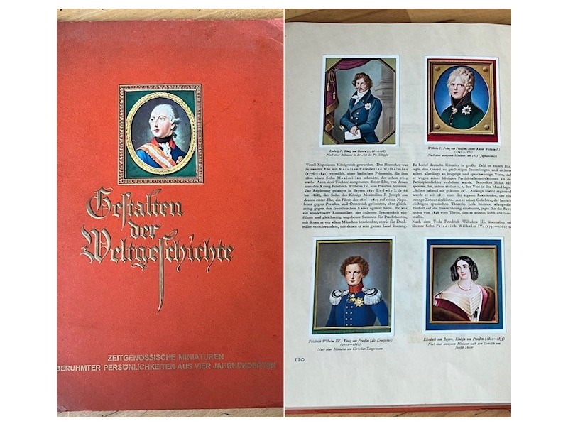 Popunjen album Ličnosti svetske istorije 1933. (200 sl)