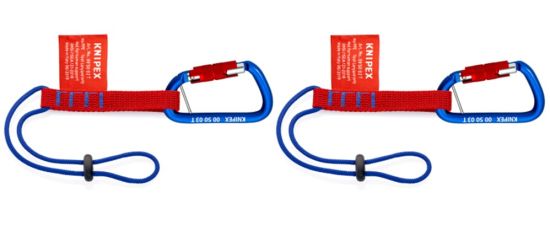 Knipex komplet traka sa karabinerom - u blister pakovanju (00 50 06 T BK)