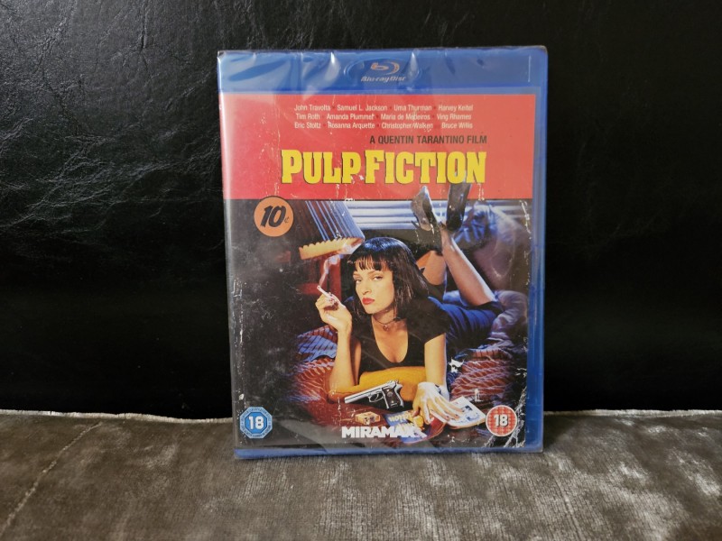Pulp Fiction Blu-ray film UK Novo