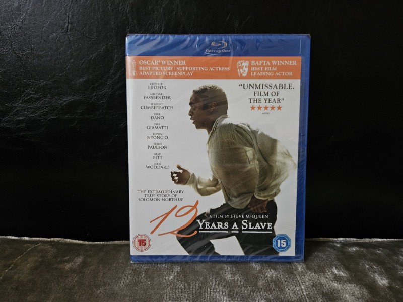 Years A Slave Blu-ray film UK Novo