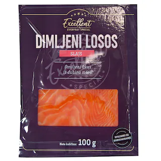 Dimljeni losos slajs 100g