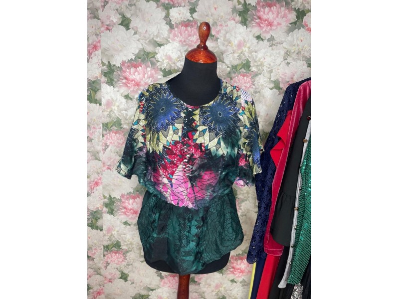 Desigual bluza viskoza,Novo