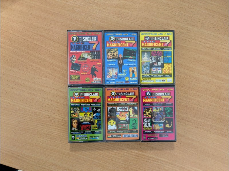 Your Sinclair Magnificent 7 kasete za ZX Spectrum