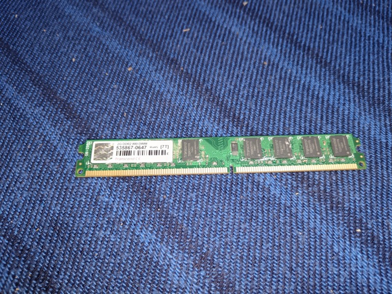 transcdent 2 giga ddr2 na 800 mhz