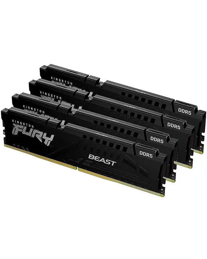 KINGSTON Ram memorija Fury Beast DDR5, KF556C40BBK4-128 (4x32), 128GB, 5600MHz