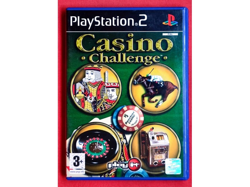 C A S I N O Challenge UK - PS2 Originalna Igra