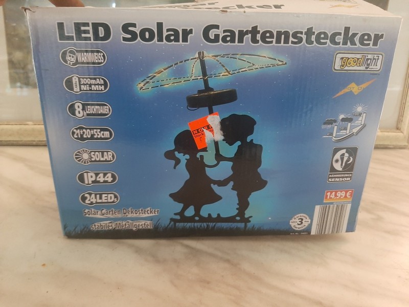 za dvoriste ukras led solar u kutiji