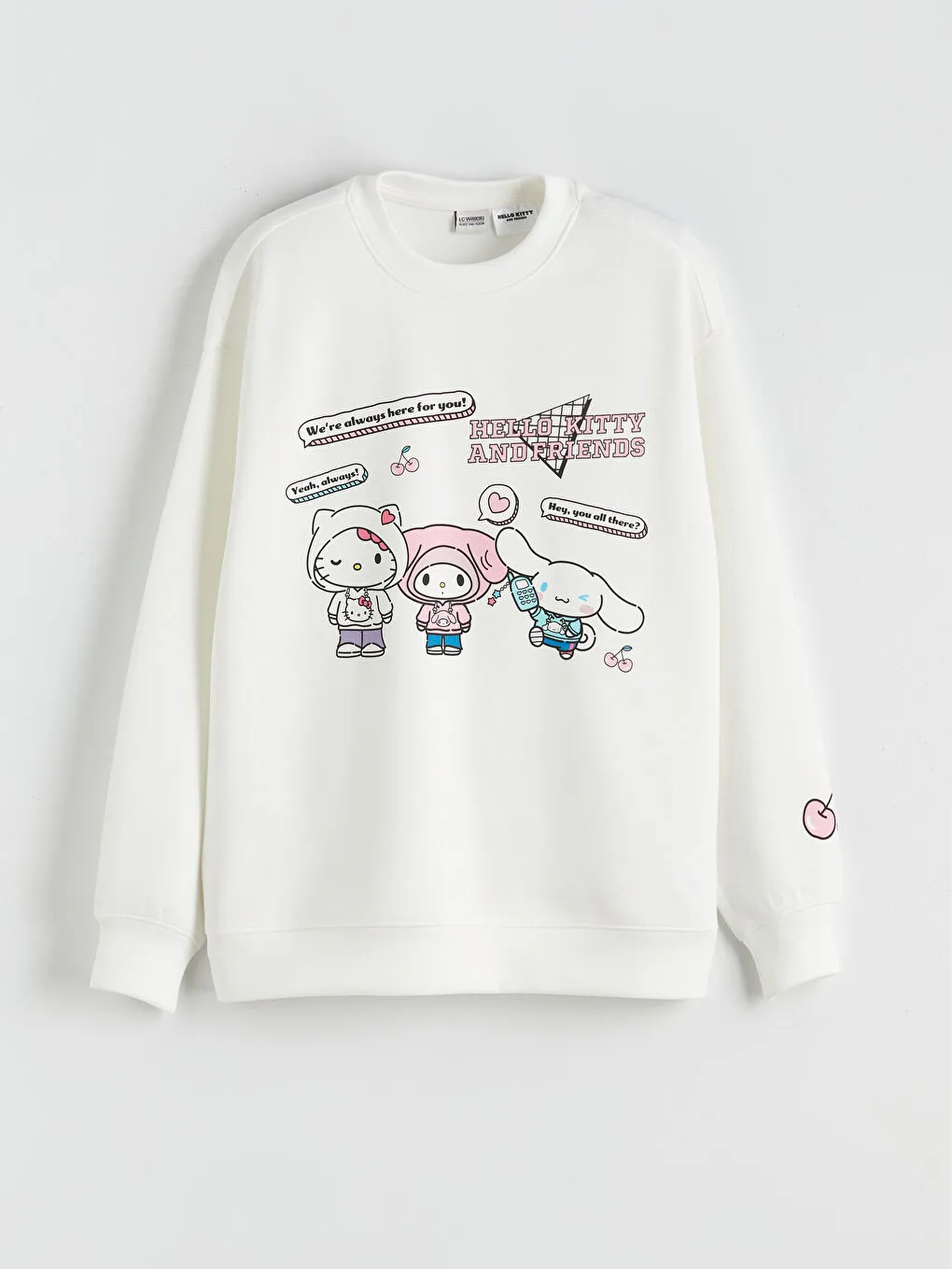 LCW Kids Duks I Trenerka Za Devojčice Sa Printom Hello Kitty I Prijatelji