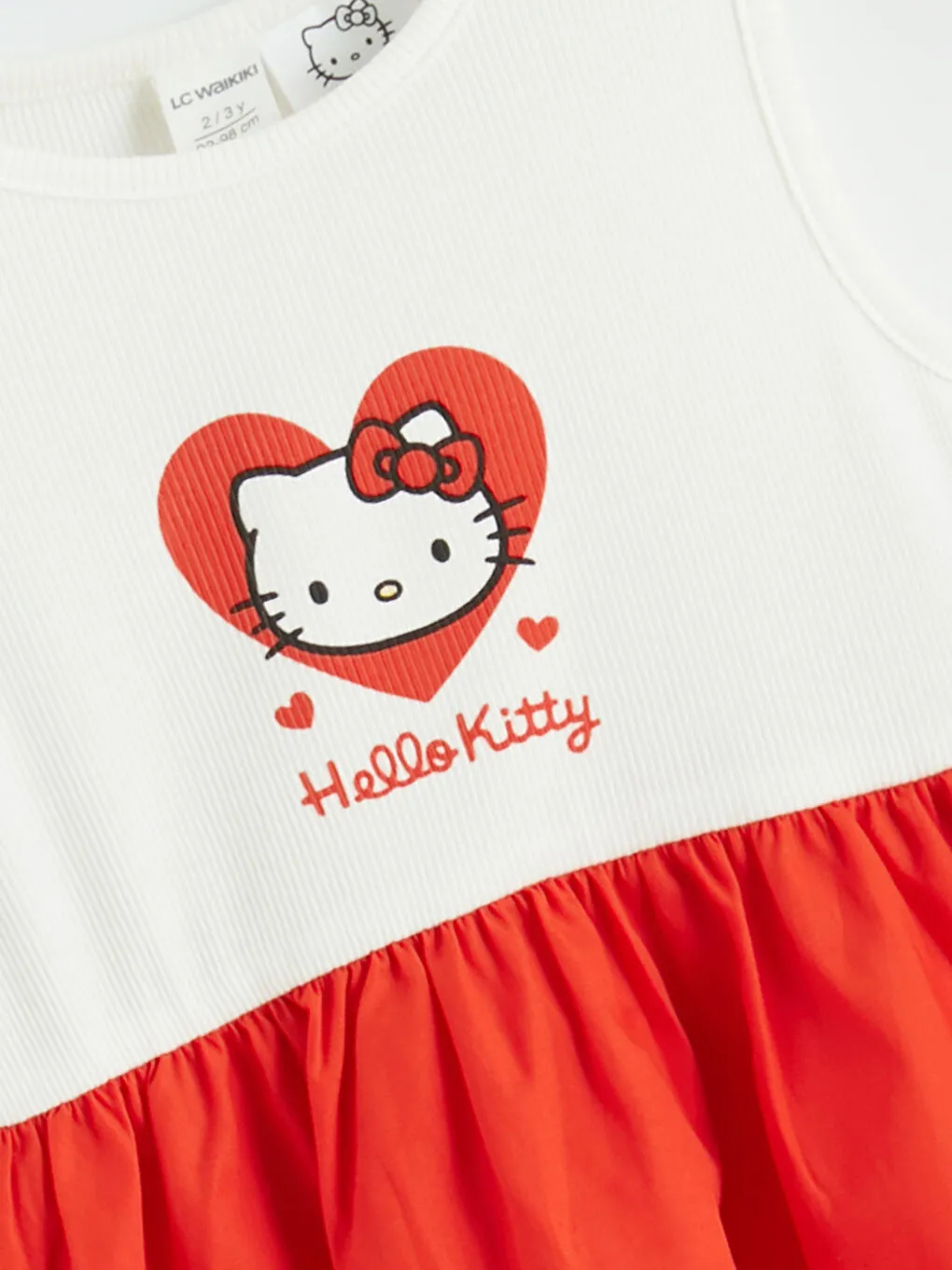 LCW Kids Hello Kitty Štampana Haljina Za Devojčice