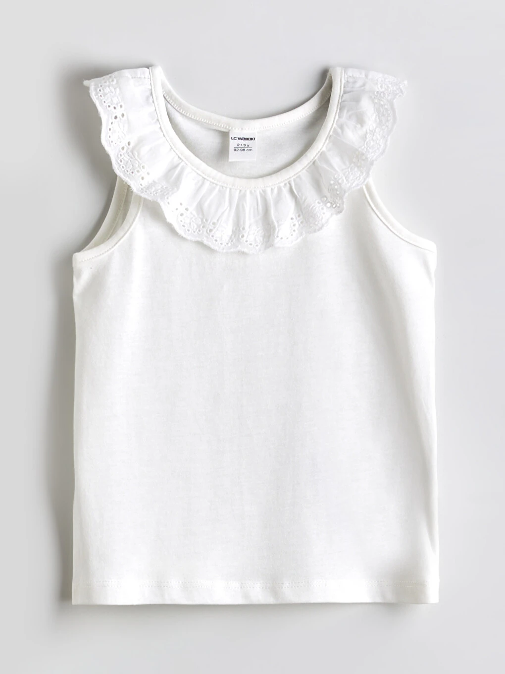LCW Kids Bluza Za Devojčice Sa Okruglim Izrezom I Detaljem Školjke