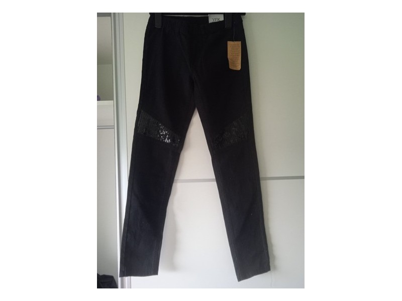 RASPRODAJA*YFK* jeggings 164cm ili 13 do 14god.ETIKETA