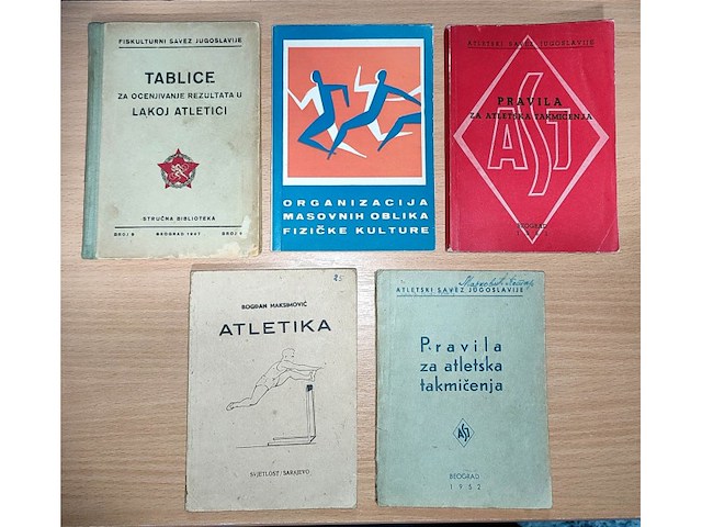 Atletika lot 5 knjiga