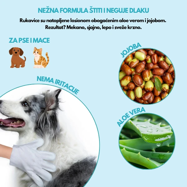 PawSpa – Rukavice za suvo pranje ljubimaca (6 komada)