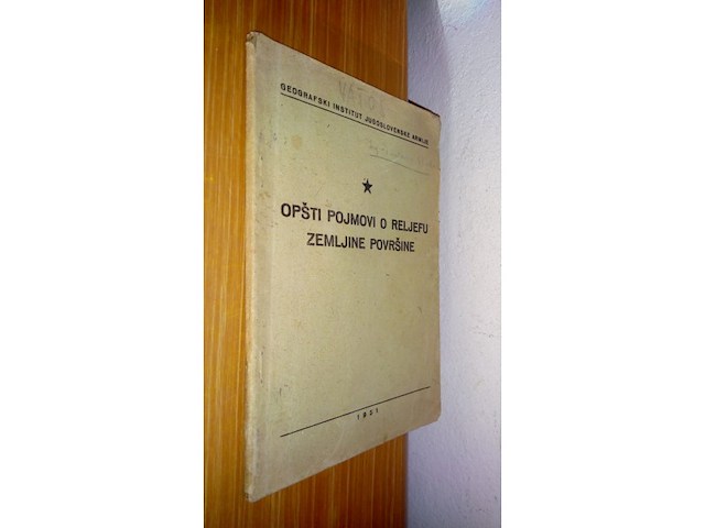 Opšti pojmovi o reljefu zemljine površine