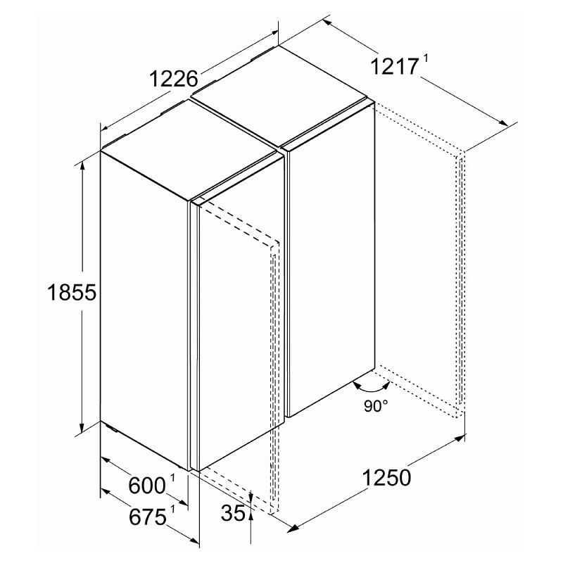 Liebherr side by side frižider XRFsf 5240 - Plus Line + SteelFinish