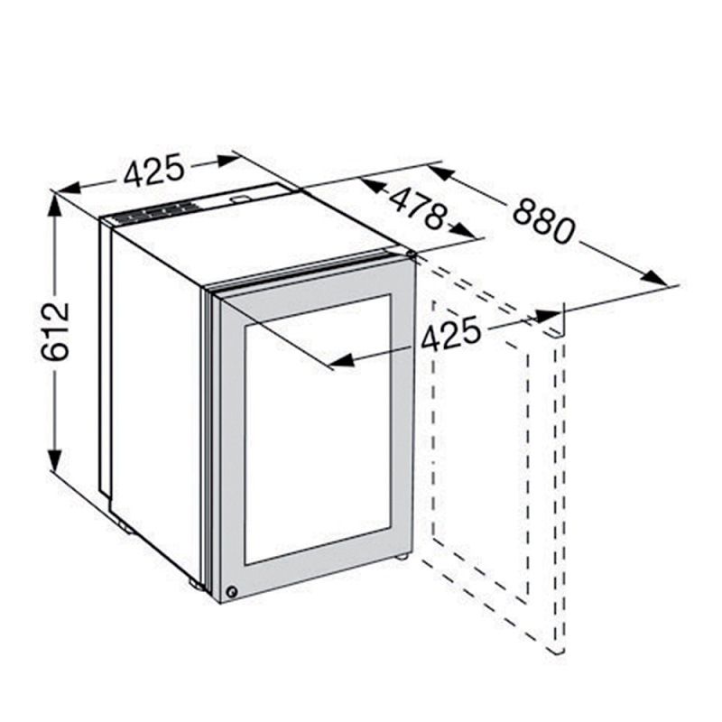 Liebherr vinska vitrina WKes 653 GrandCru