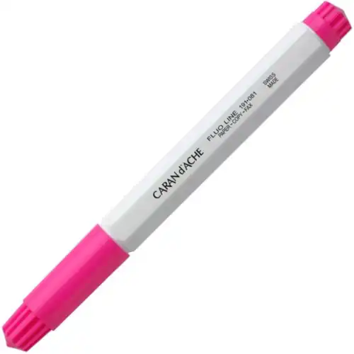 CARAN D'ACHE FLOMASTER FLUO LINE PINK