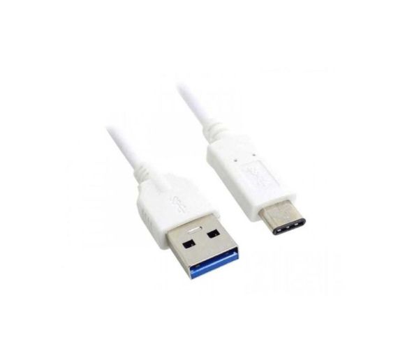 E-GREEN - Kabl 3.0 USB A - USB 3.1 tip C M/M 1.5m (za Huawei) 66W, 6A beli