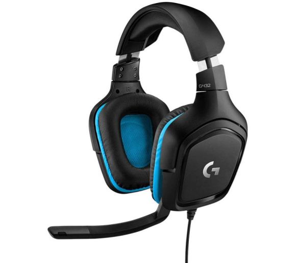 Logitech - Slušalice žične gaming Logitech G432 7.1 crno/plave 981-000770