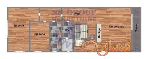 Trosoban stan u izgradnji na Bulevaru patrijarha Pavla