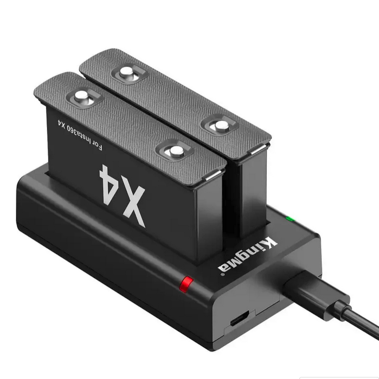 Kingma 2-Pack Insta 360 One X4 dve baterije + Dual USB punjač
