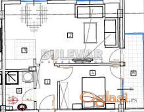 Novogradnja na Panteleju, 1.5, 43.99 m2