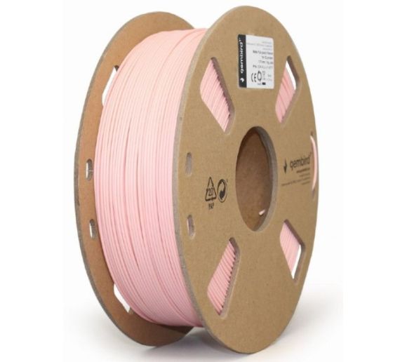 Gembird - 3DP-PLA-01-MTP Mat PLA Filament za 3D stampac 1.75mm, kotur 1KG, Pink