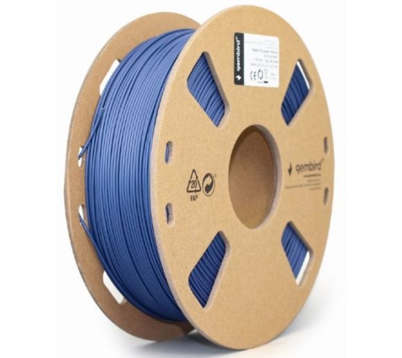 Gembird - 3DP-PLA-01-MTNB Mat PLA Filament za 3D stampac 1.75mm, kotur 1KG, Navy Blue