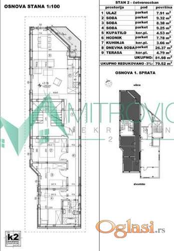 Nov četvorosoban stan u izgradnji – odlična investicija