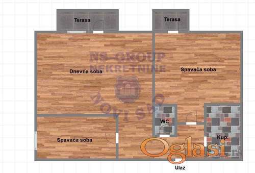 Komforan trosoban stan u izgradnji 72m2
