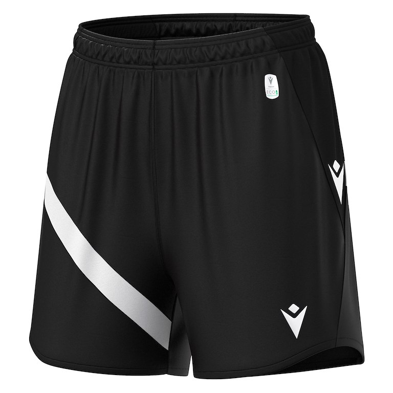 BANSHEE ECO WMN SHORTS BLK/WHT,XXL