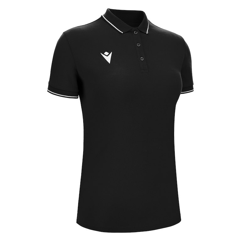 WALTZ ECO POLO WOMAN BLK SS ,L