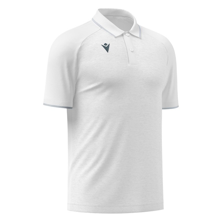 AULOS POLO, WHT/SLV ,L