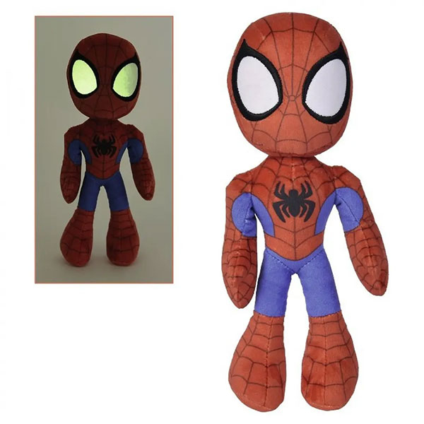 Marvel Spiderman pliš 50cm Simba 6315875818 FLUO oči