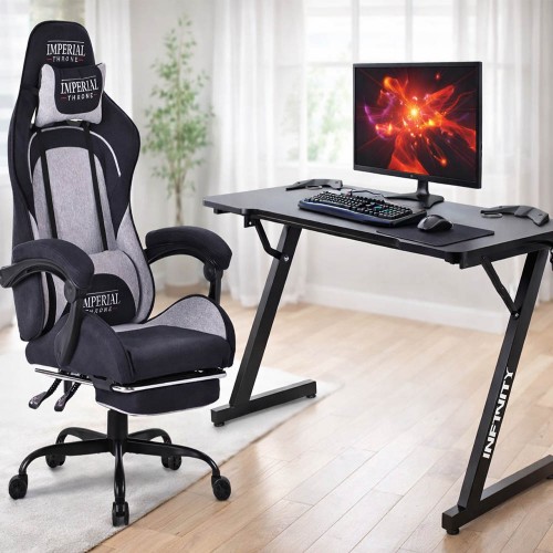 Set Gejmerska stolica Imperial Throne 5400 Black + Gaming Sto GT 22 Black