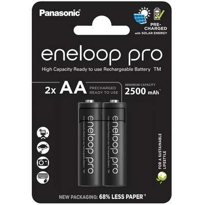 Panasonic bat. eneloop pro AA/2B (BK-3HCDE/2CP)