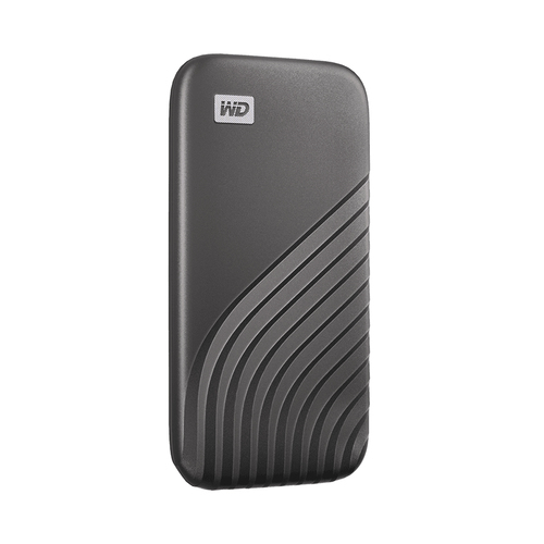 WD 500GB My Passport SSD disk sivi