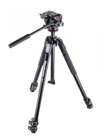 Manfrotto Tripod SET MK190X3-2W 190X ALU 3 SEC. KIT FLUID H.
