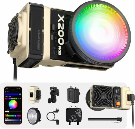 ZHIYUN LED Svetlo Molus X200 RGB COMBO Kit