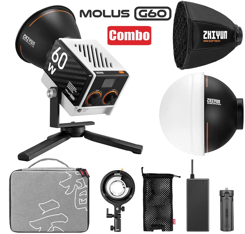 ZHIYUN LED Svetlo MOLUS G60 COMBO WHITE