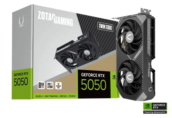 ZOTAC VGA Zotac RTX 5050 Twin Edge 8GB, ZT-B50500E-10M