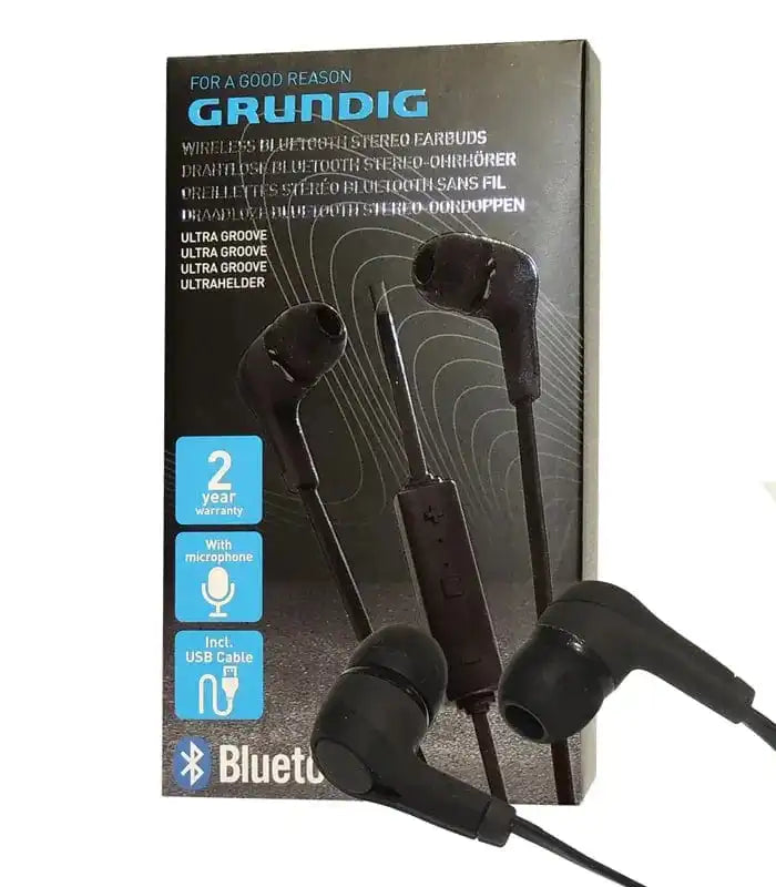 Bežične slušalice Grundig Bluetooth crne