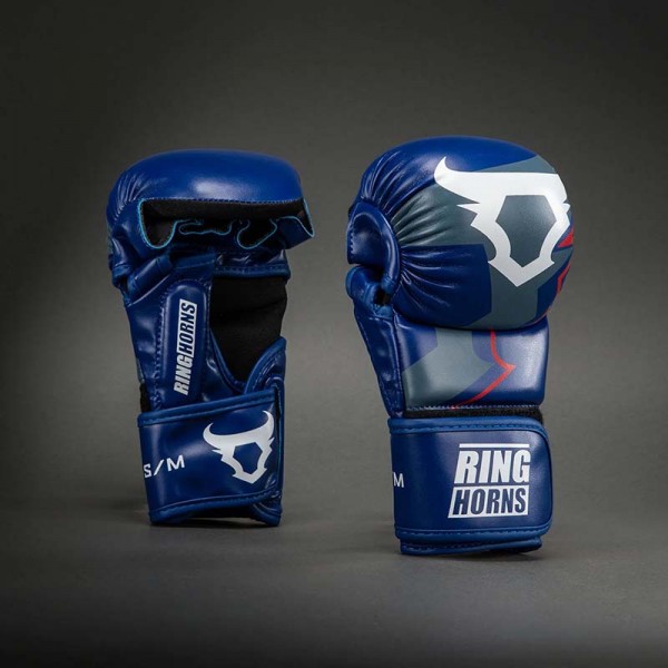 RINGHORNS CHARGER MMA SPARING RUKAVICE NAVY BLUE/CRVENE S/M