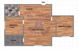 Dvoiposoban - 48m2 - PDV