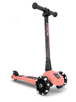 Scoot And Ride Highwaykick 3 Peach LED – Trotinet Za Decu