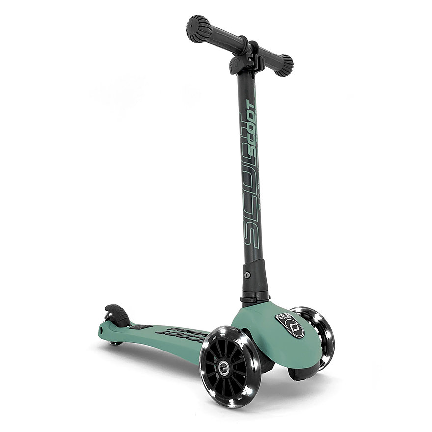 Scoot And Ride Highwaykick 3 Forest LED – Trotinet Za Decu