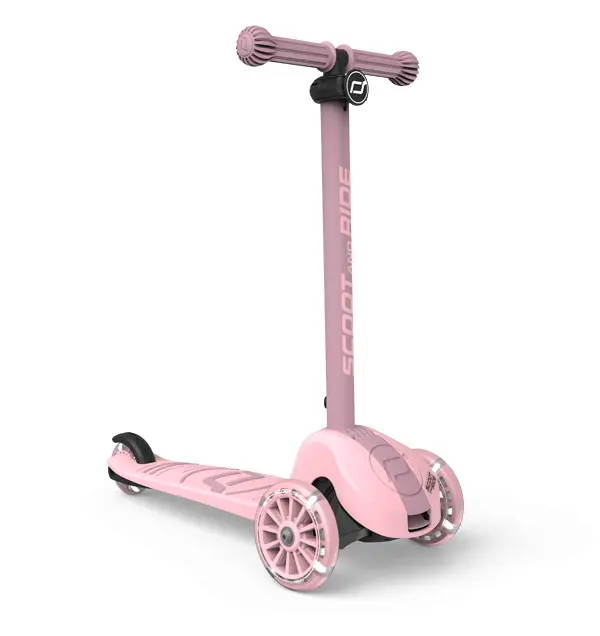 Scoot And Ride Highwaykick 3s Rose LED – Trotinet Za Decu