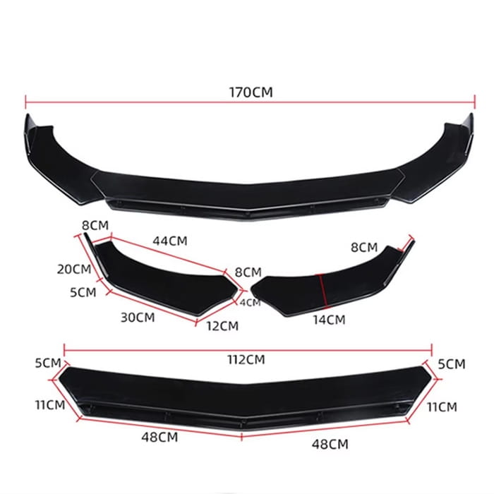 Lip spojler za prednji branik model 2