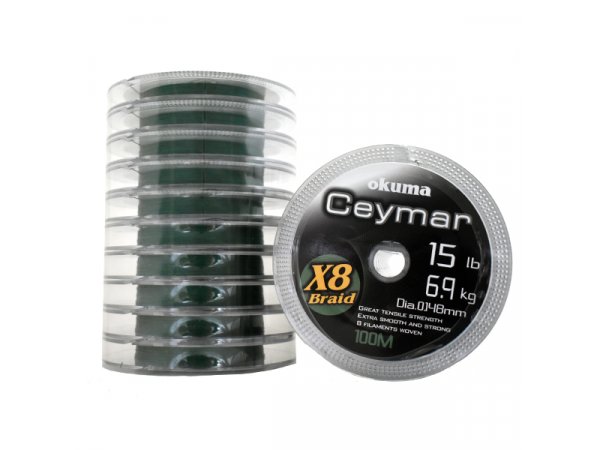 Struna okuma ceymar x8 0.148MM 100M GREEN