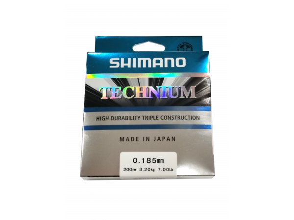 Monofil shimano technium 200m 0.185mm grey